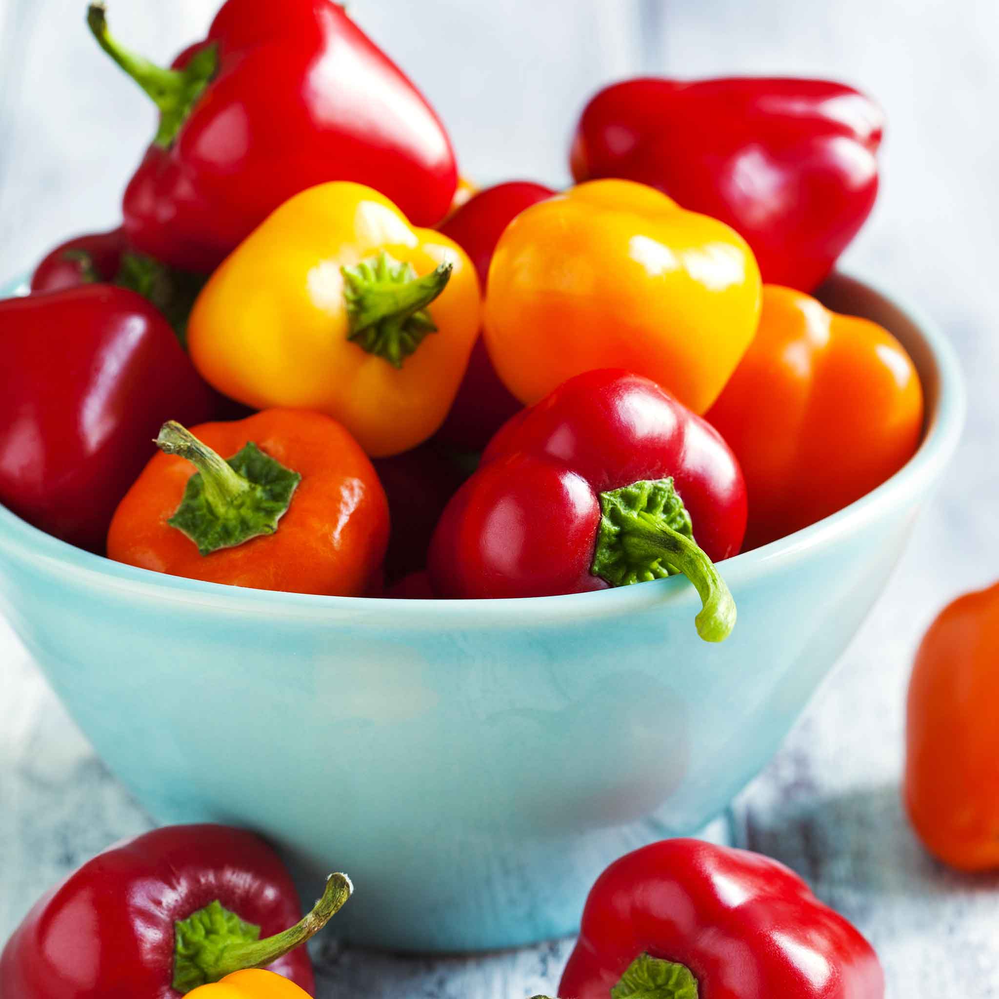 Sweet Pepper Seeds - Mini Bell Blend | Vegetable Seeds in Packets ...